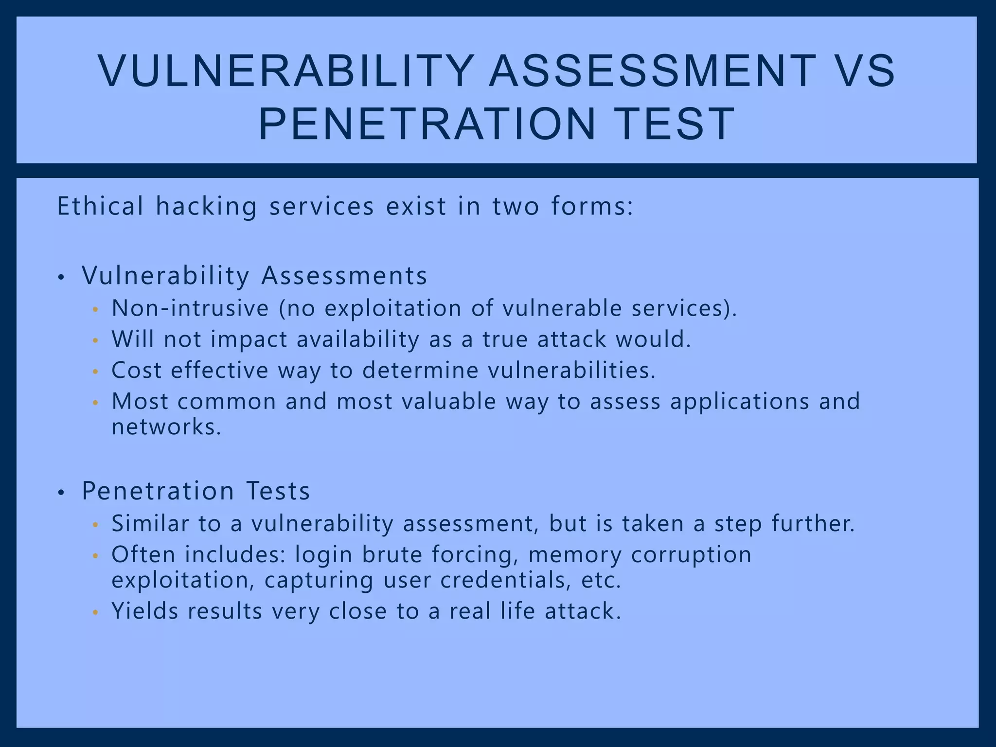Ethical Hacking Services | PPT