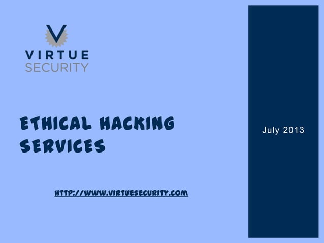 Ethical Hacking Services | PPT