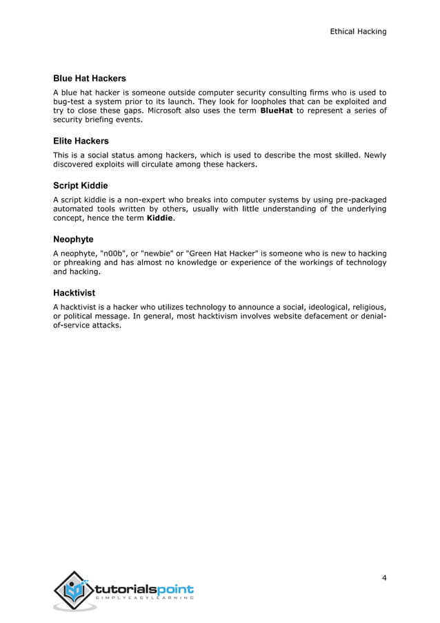 Ethical hacking tutorial | PDF