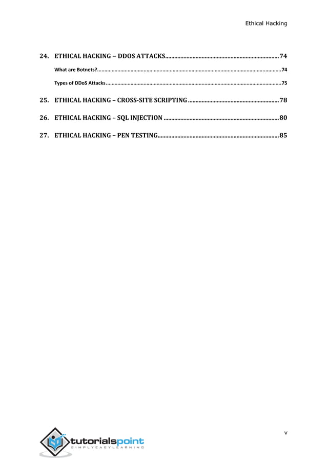 Ethical hacking tutorial | PDF