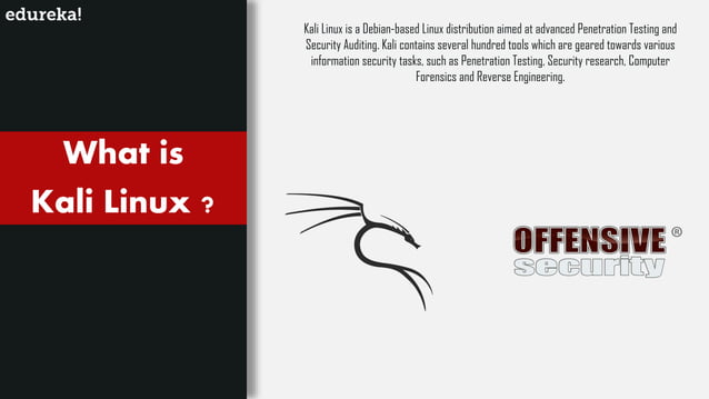 Learn Ethical Hacking With Kali Linux Ethical Hacking Tutorial Kali Linux Tutorial Edureka