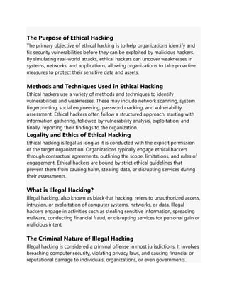 Ethical Hacking vs.pdf | Information and Network Security | Computing