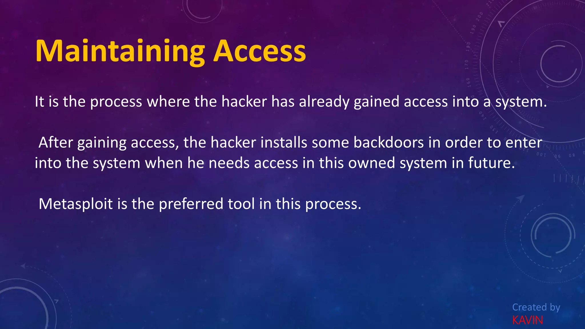 Ethical hacking : Beginner to advanced | PPT