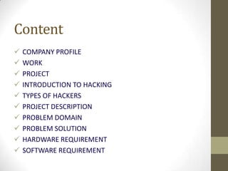 Ethical hacking basics | PPTX