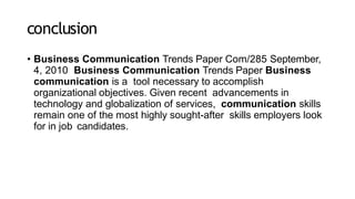 Ethical in business communication | PPTX