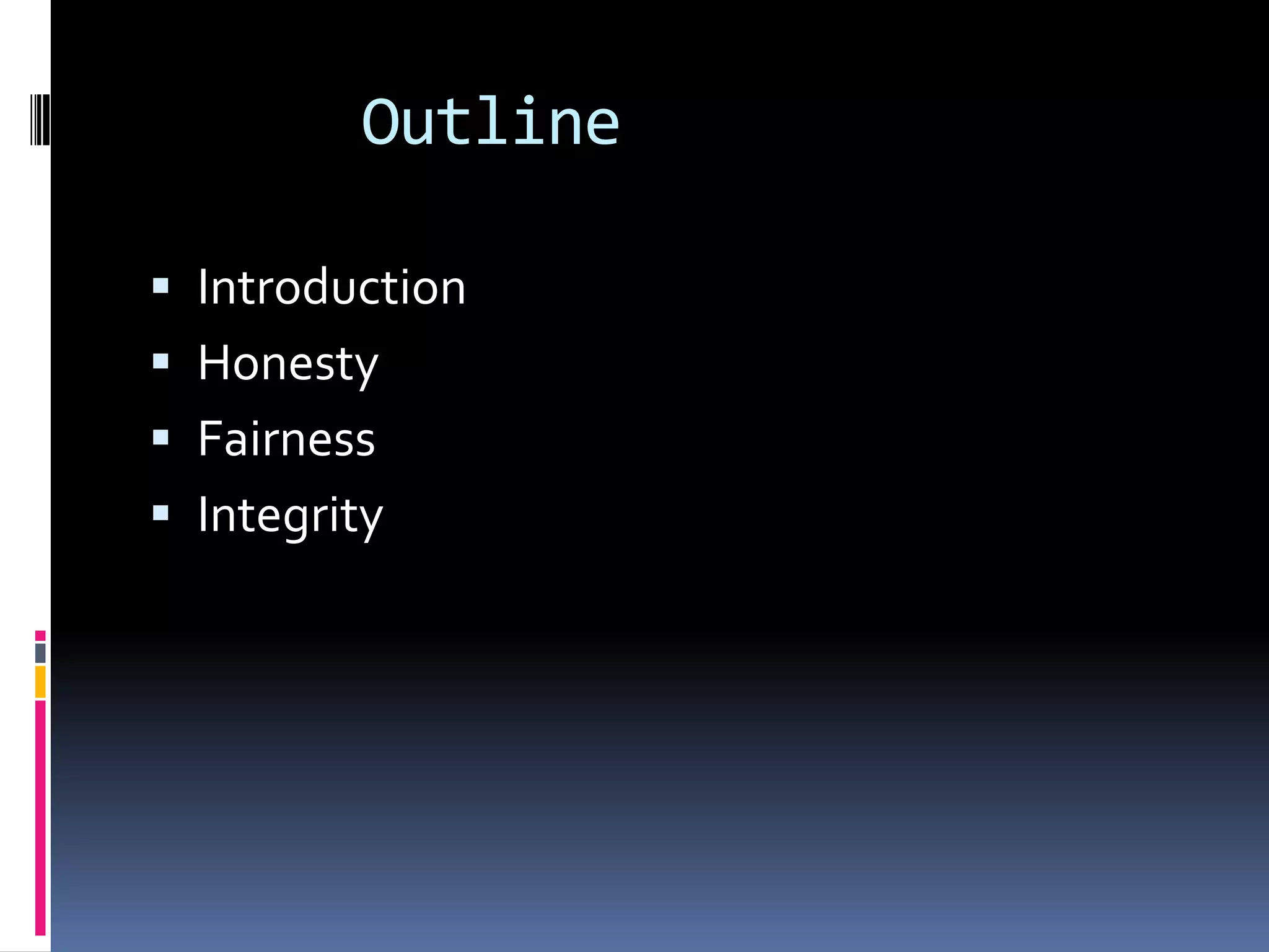 Recognizing an ethical issue | PPTX