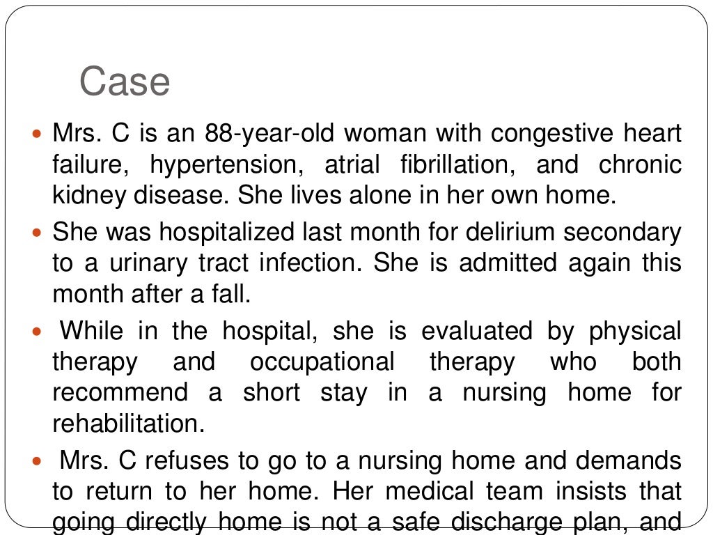 Ethical issues in geriatric care | PPTX | Eldercare | Family and Relationships