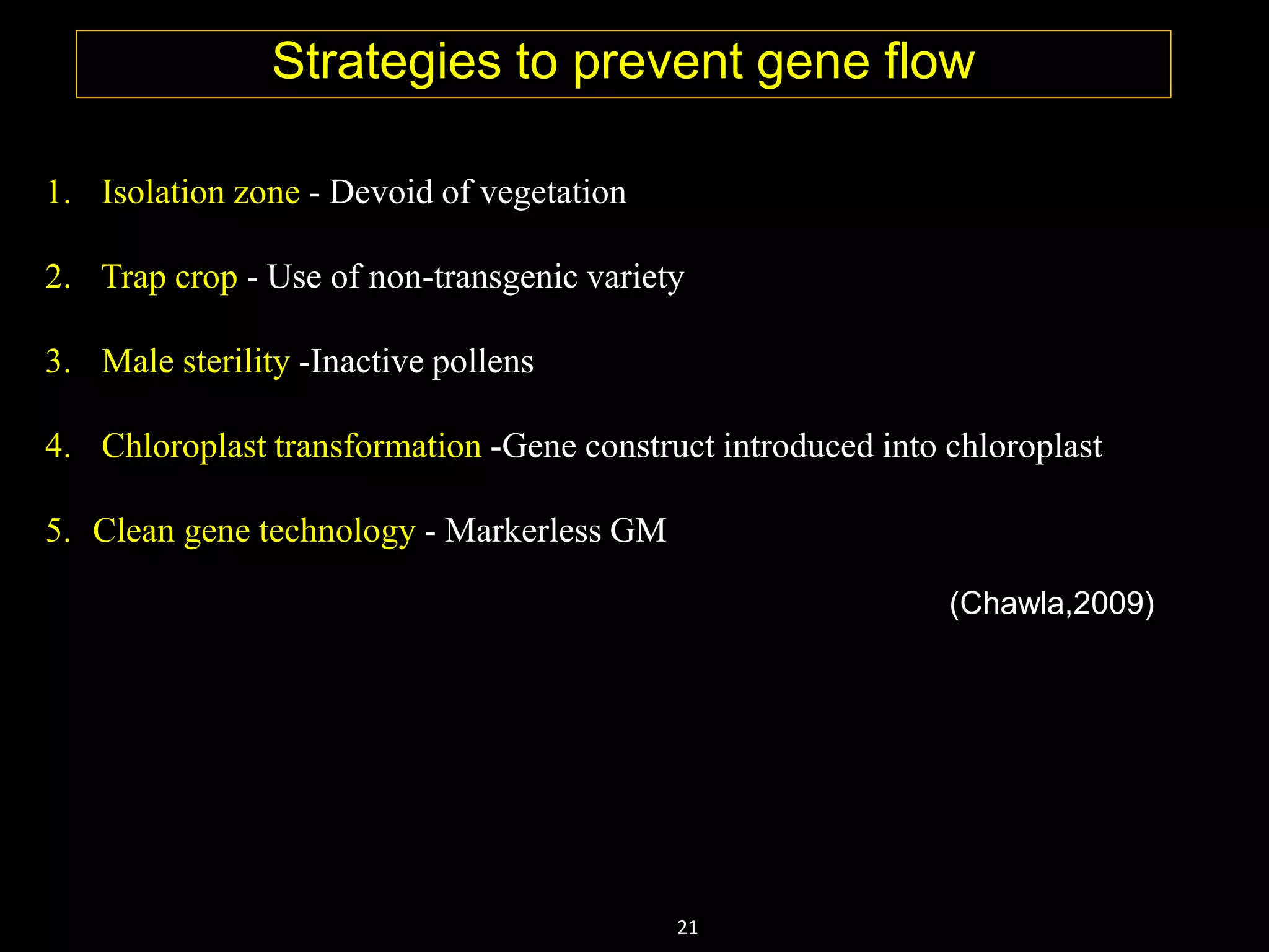 Ethical and bio-safety issues related to GM crops | PPTX
