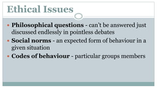 Ethical Issues in Business Research | PPTX