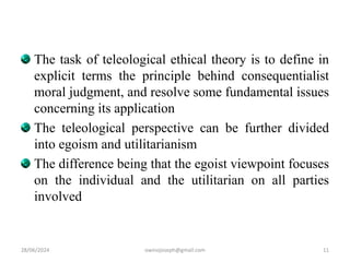 ETHICAL ISSUES in health system management | PPT