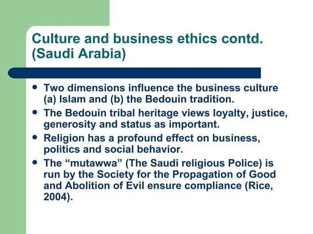 Ethical issues across cultures ii | PPT