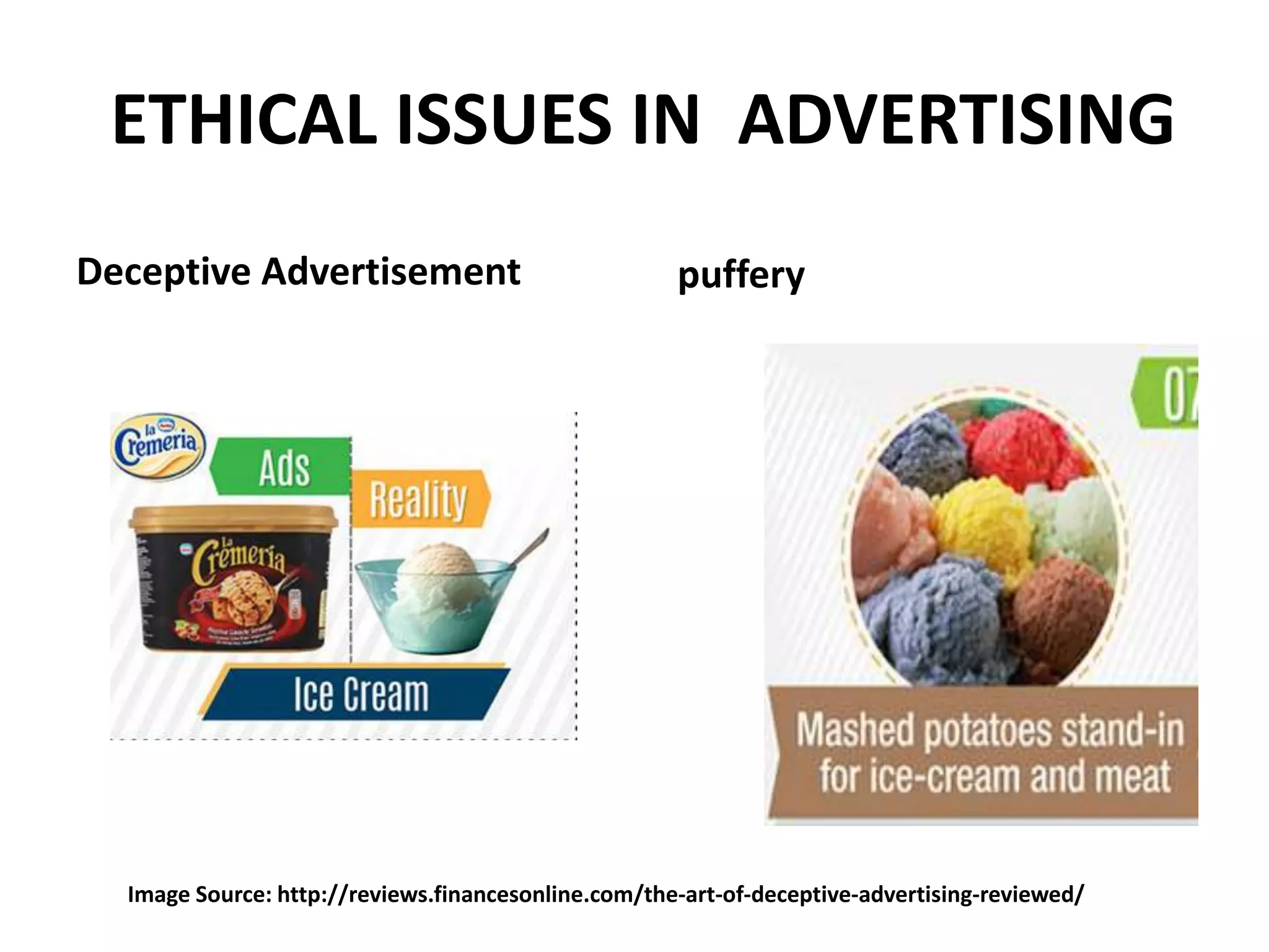 Ethical issues in advertising | PPTX
