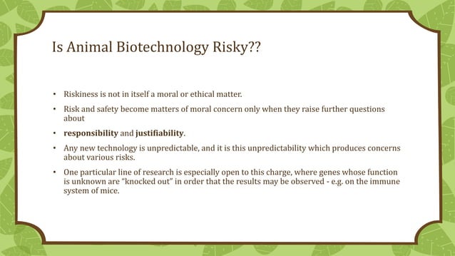 Technologies Used For Animal Breeding, Ethical Issues – JMNG
