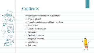 Ethical issues in animal biotechnology.pptx