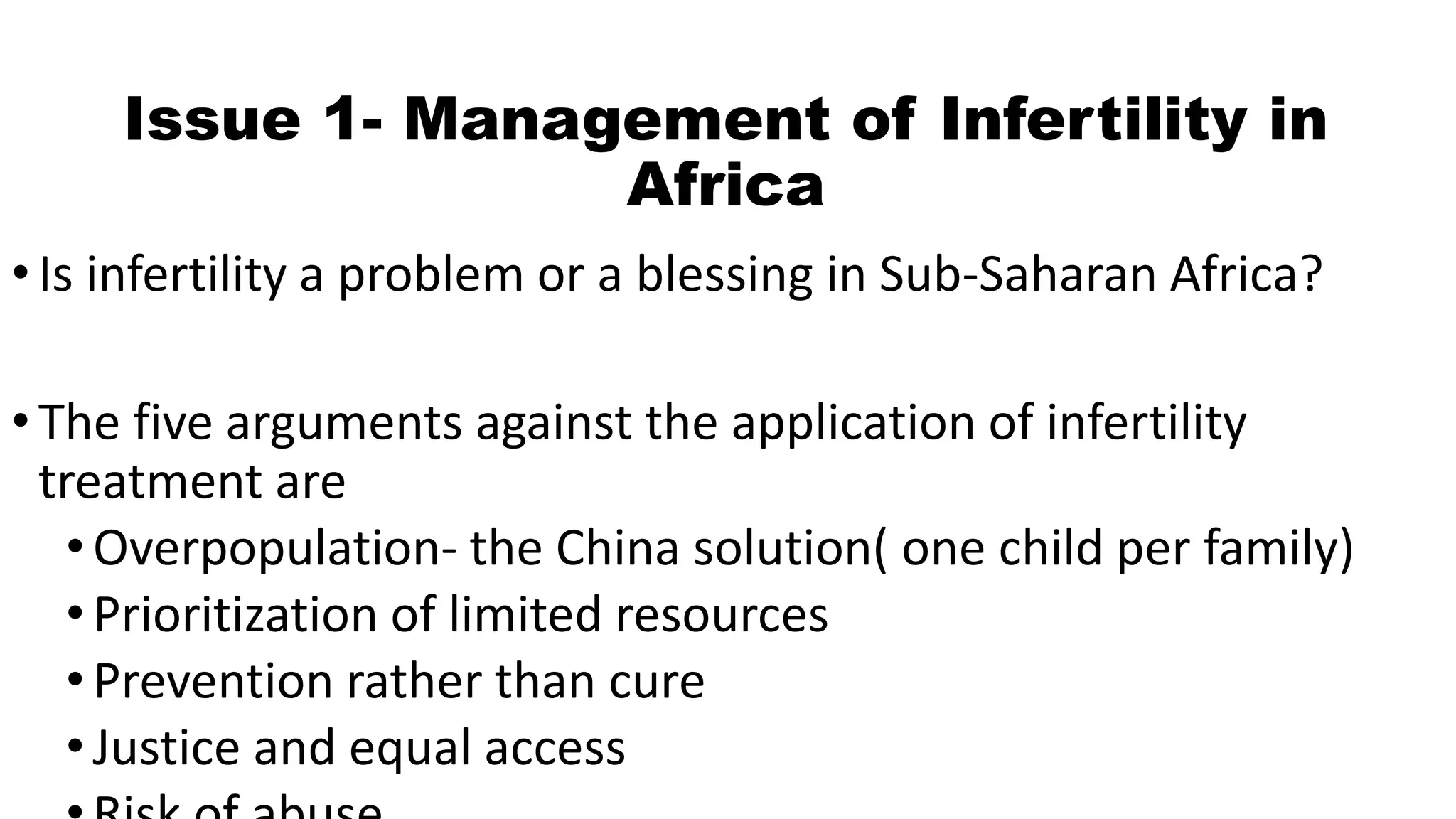 Ethical issues in assisted reproduction | PPTX