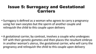 Ethical issues in assisted reproduction | PPTX