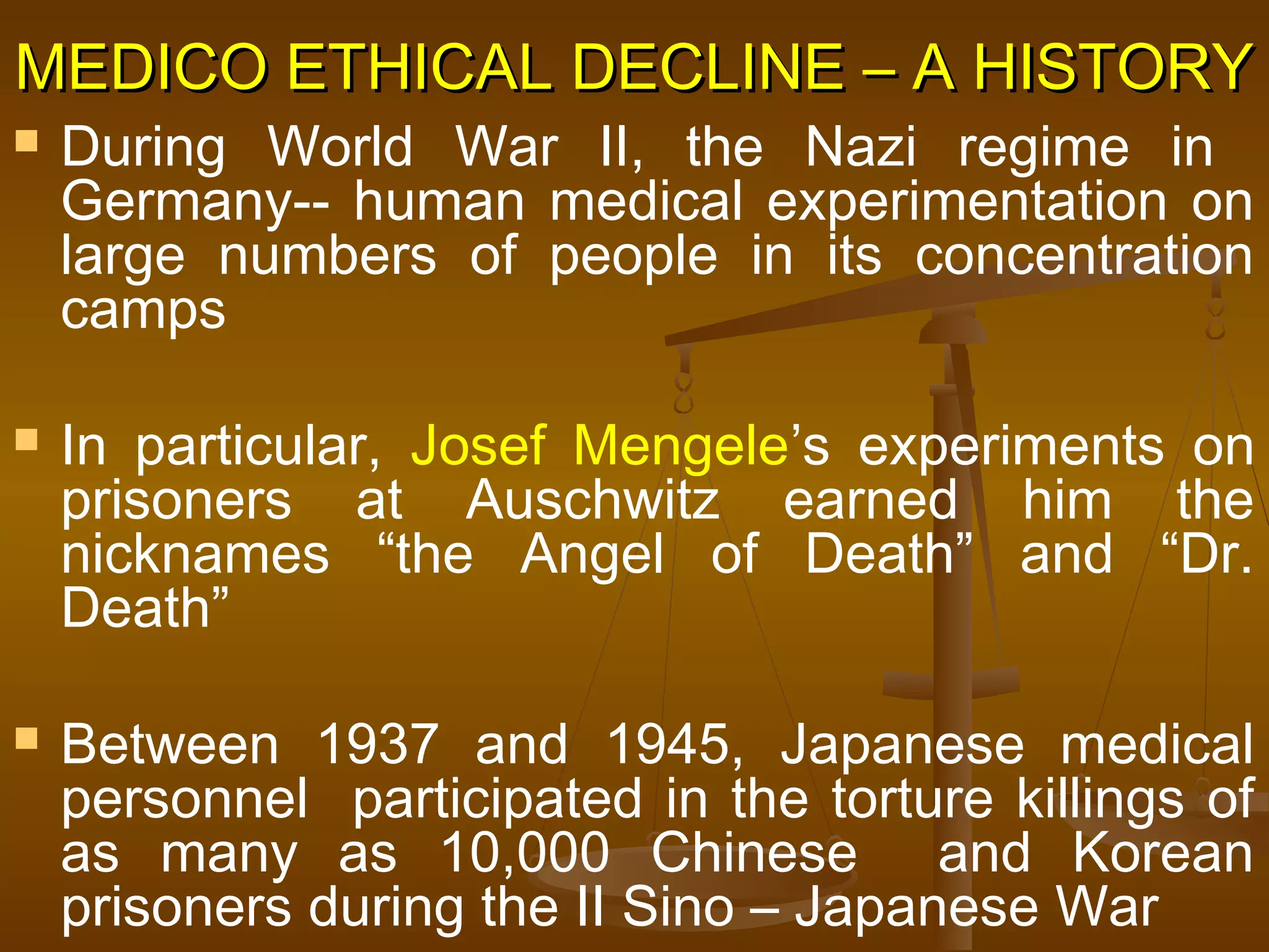 Ethical issues in biomedical research | PPT
