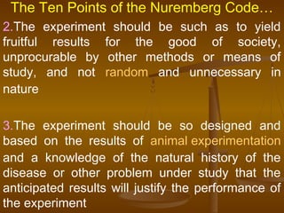 Ethical issues in biomedical research | PPT