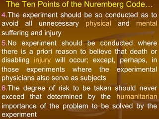 Ethical issues in biomedical research | PPT