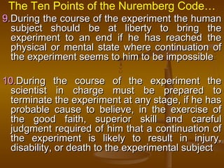 Ethical issues in biomedical research | PPT