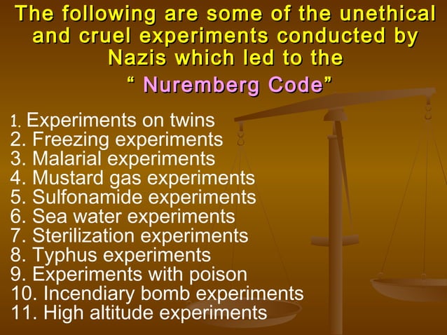Ethical issues in biomedical research | PPT