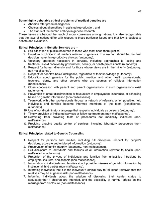 Ethical issues in biotechnology | PDF