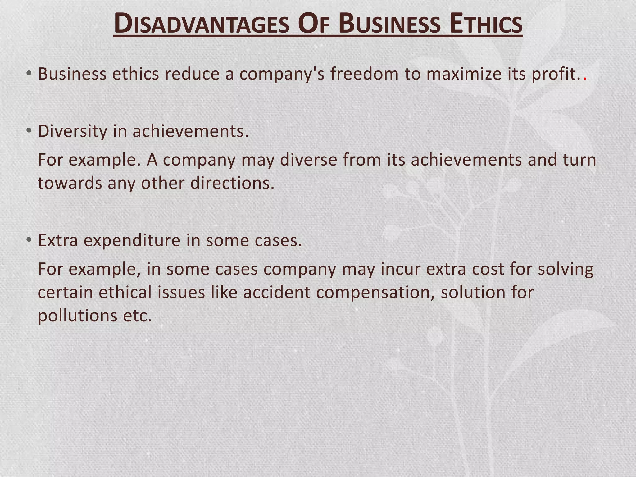 Ethical issues in business | PPTX