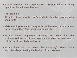 Ethical issues in business | PPTX