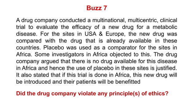Ethical Issues in Clinical trials.pptx11 | PPT
