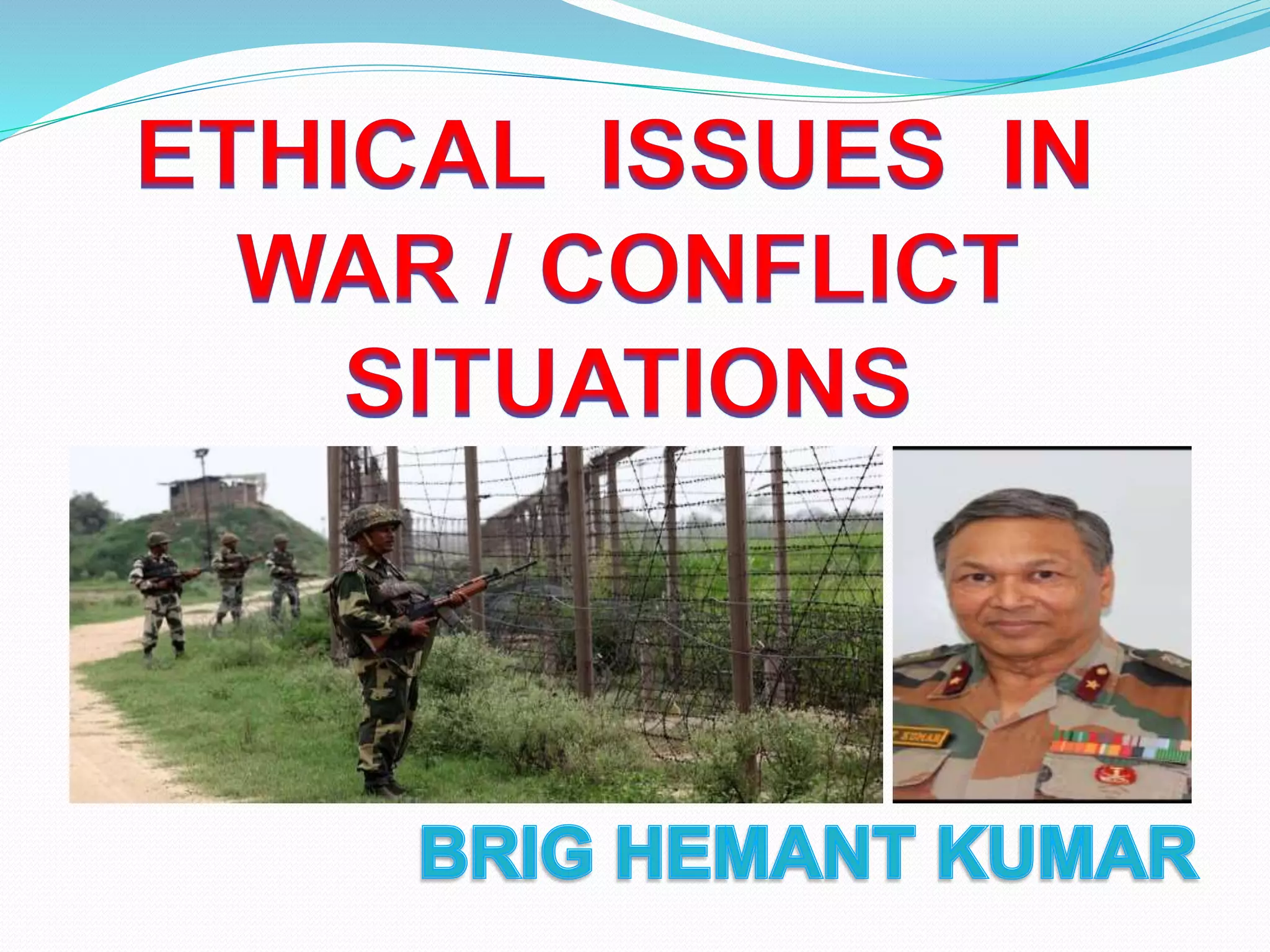Ethical issues in conflict situations | PPTX