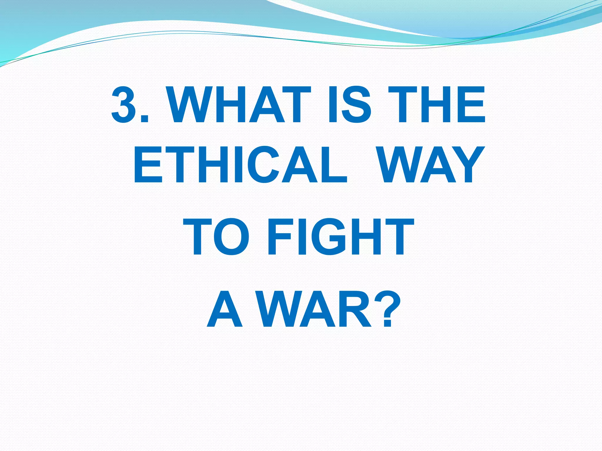 Ethical issues in conflict situations | PPTX