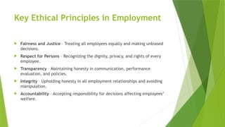 Ethical Issues in Employment - An Overview.pptx