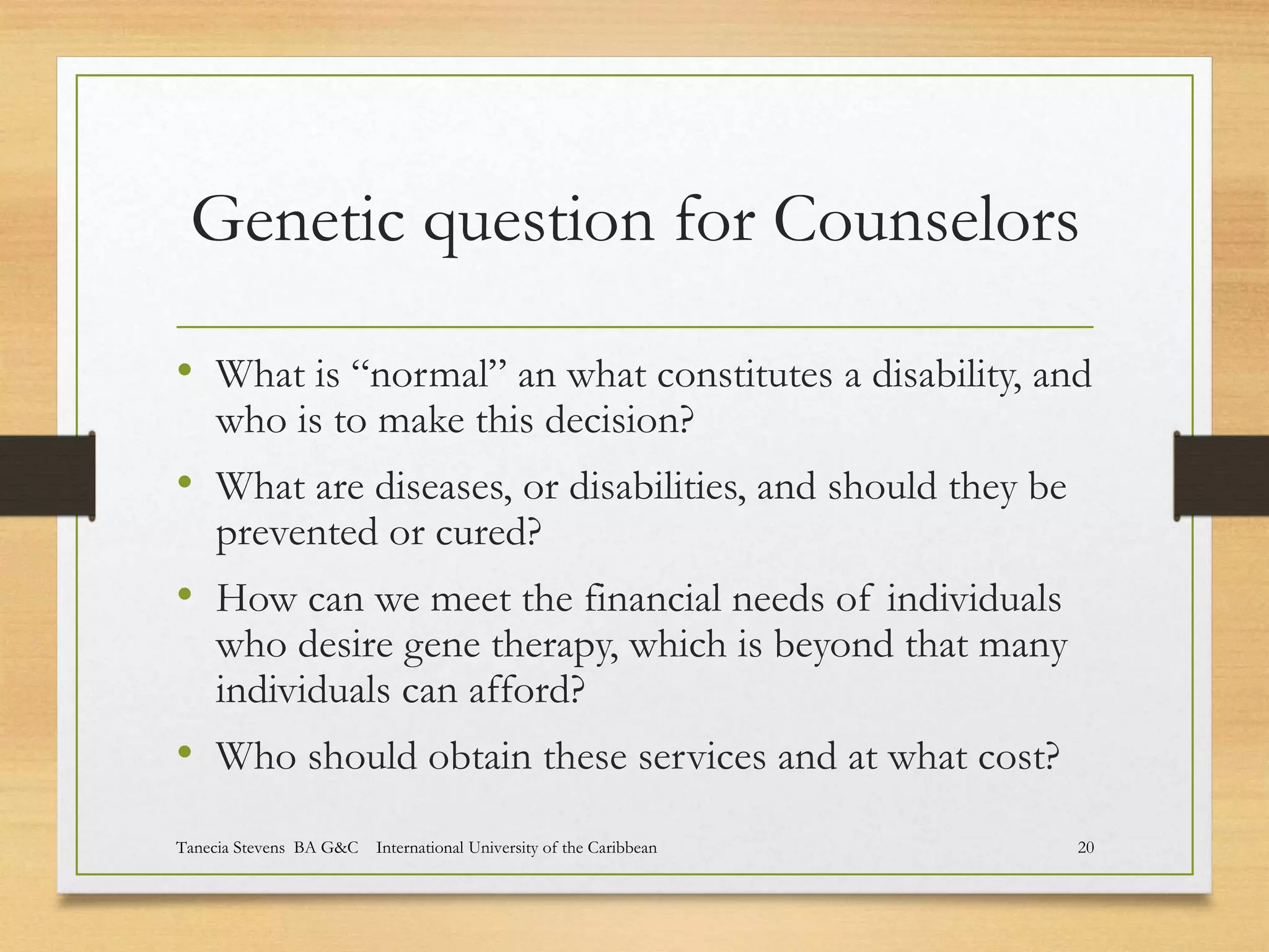 Ethical issues in guidance and counselling | PPTX