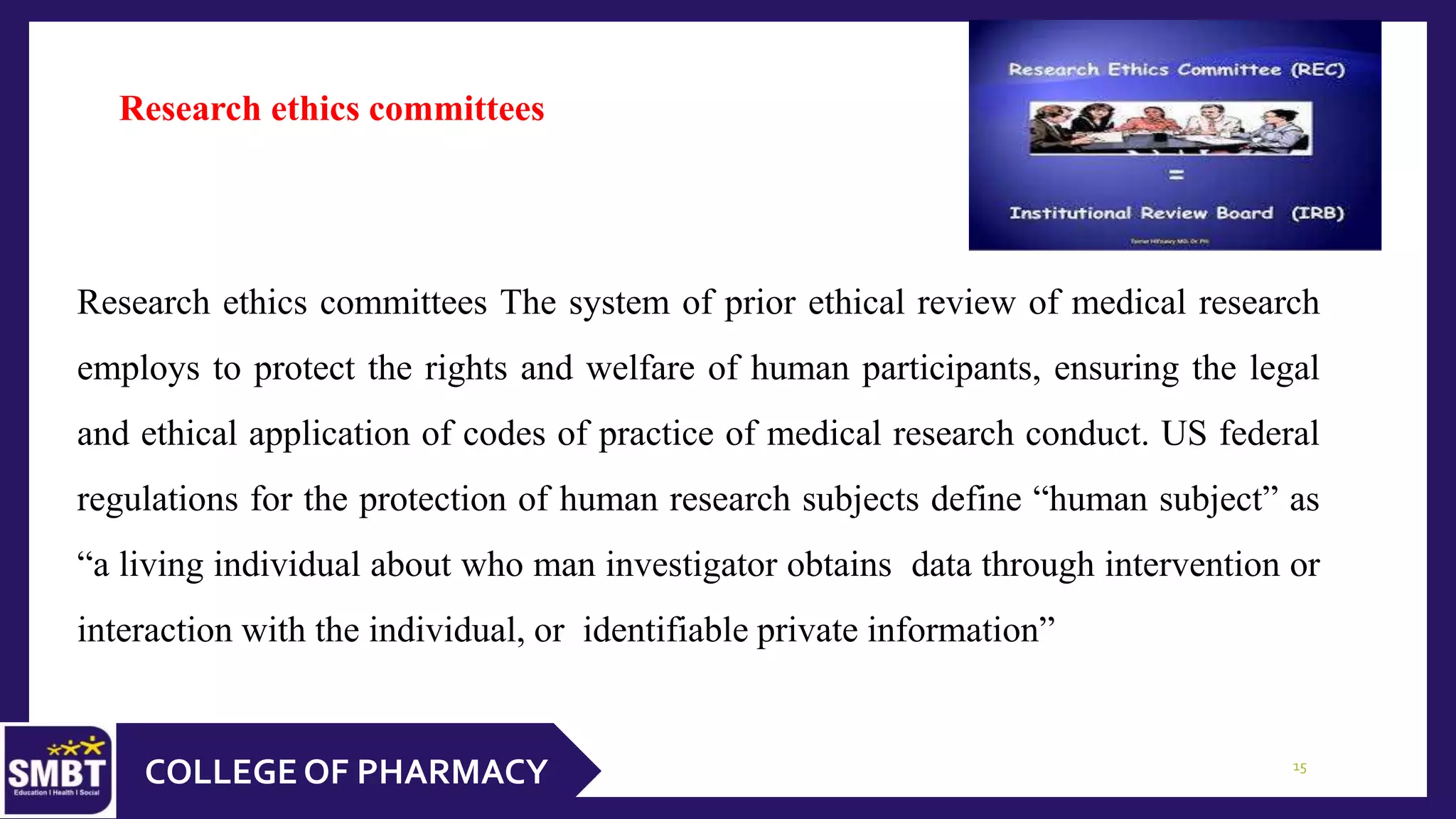Ethical issues in medical research | PPTX