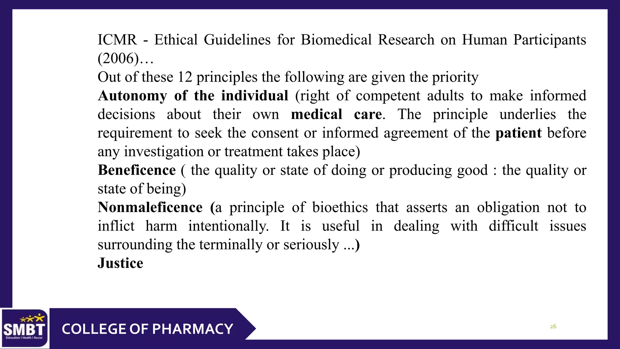 Ethical issues in medical research | PPTX