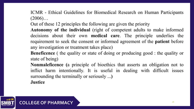 Ethical issues in medical research | PPTX | Pharmaceutical Drugs ...