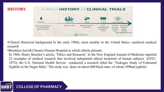 Ethical issues in medical research | PPTX