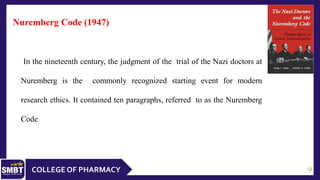 Ethical issues in medical research | PPTX