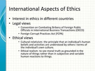 Ethical issues in organizational behavior | PPTX