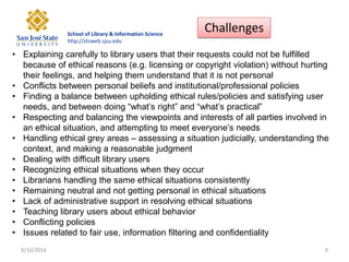 Ethical Issues in Reference: Challenges and Solutions | PDF | Education