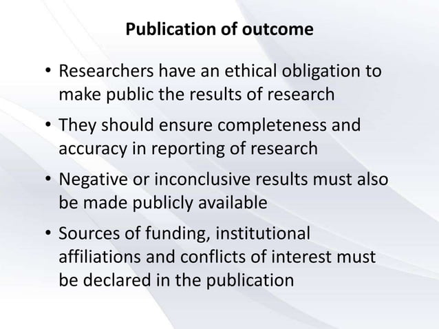 Ethical issues in research.pptx | Medical Health