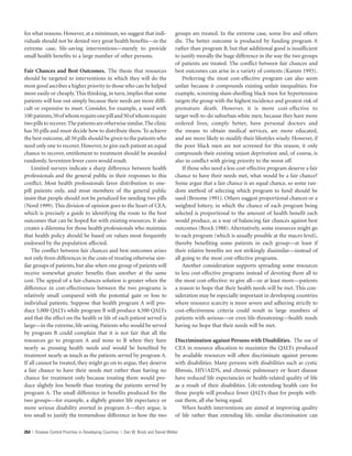 Ethical issues in resource allocation | PDF