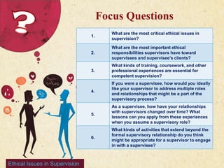 Ethical issues in supervision | PPTX