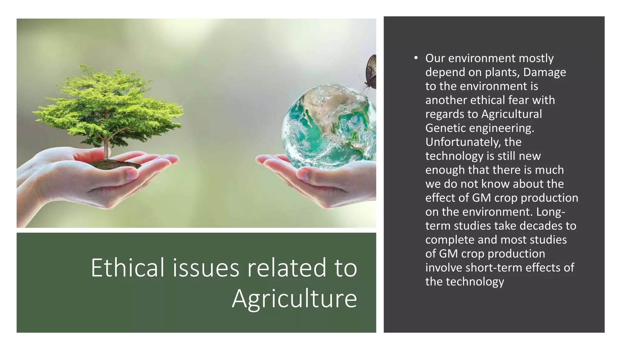 Ethical issues of genetic engineering | PPTX