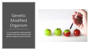 Ethical issues of genetic engineering | PPTX