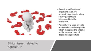 Ethical issues of genetic engineering | PPTX
