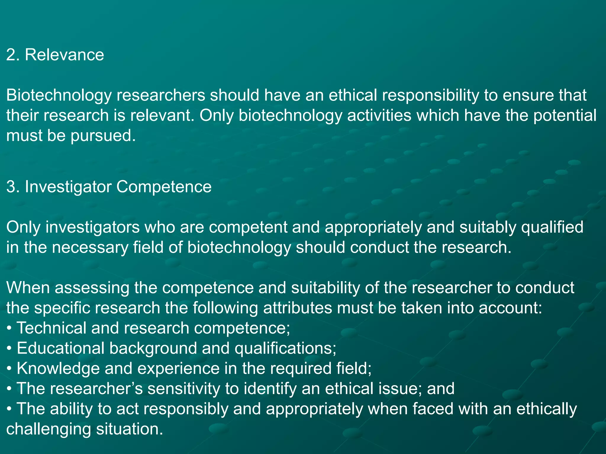 Ethical issues related to animal biotechnology | PPT