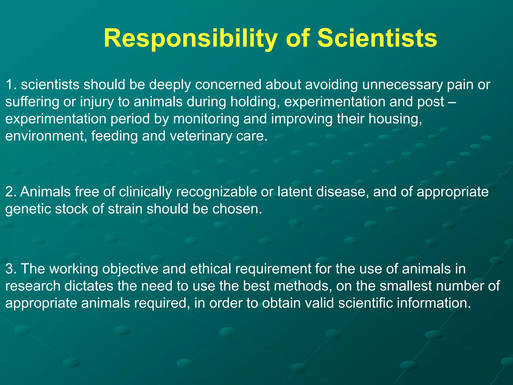 Ethical issues related to animal biotechnology | PPT | Genetics | Science