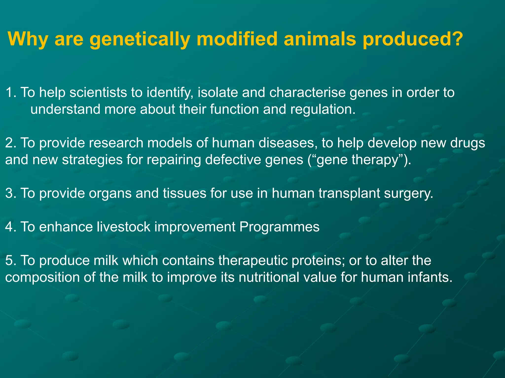 Ethical issues related to animal biotechnology | PPT