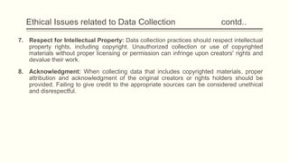 ETHICAL ISSUES RELATED TO DATA COLLECTION.pptx